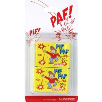 Blister 2 Boites de Clac Doigt