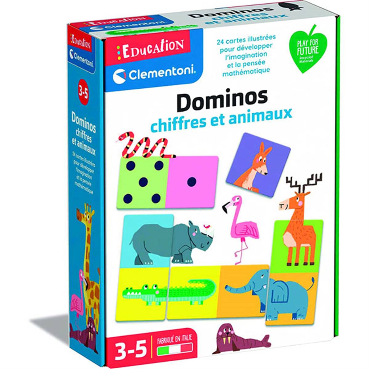 CLEMENTONI - Dominos Chiffres Et Animaux